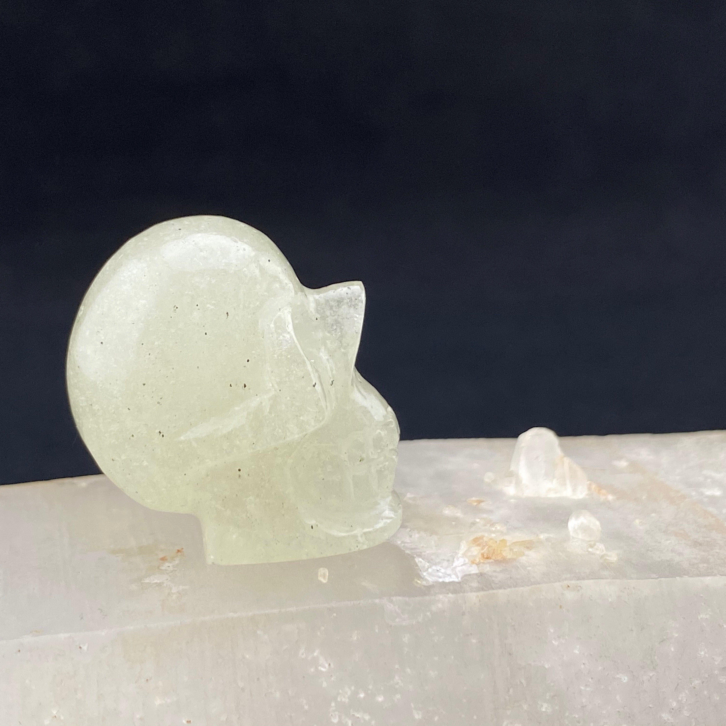 A Libyan Desert Glass Skull: Totem / Talisman / Amulet / Figurine (T-12 ...