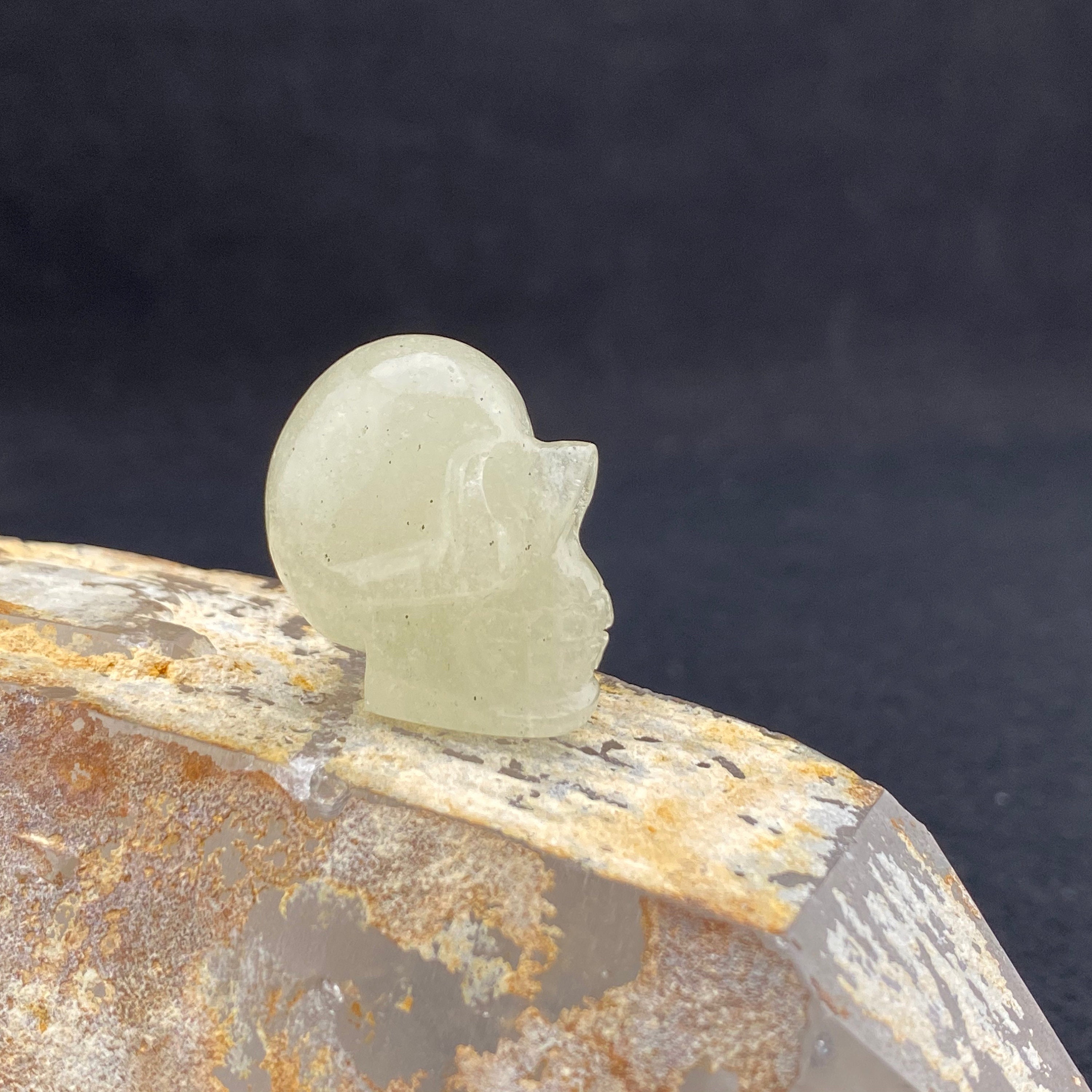 A Libyan Desert Glass Skull: Totem / Talisman / Amulet / Figurine (T-12 ...