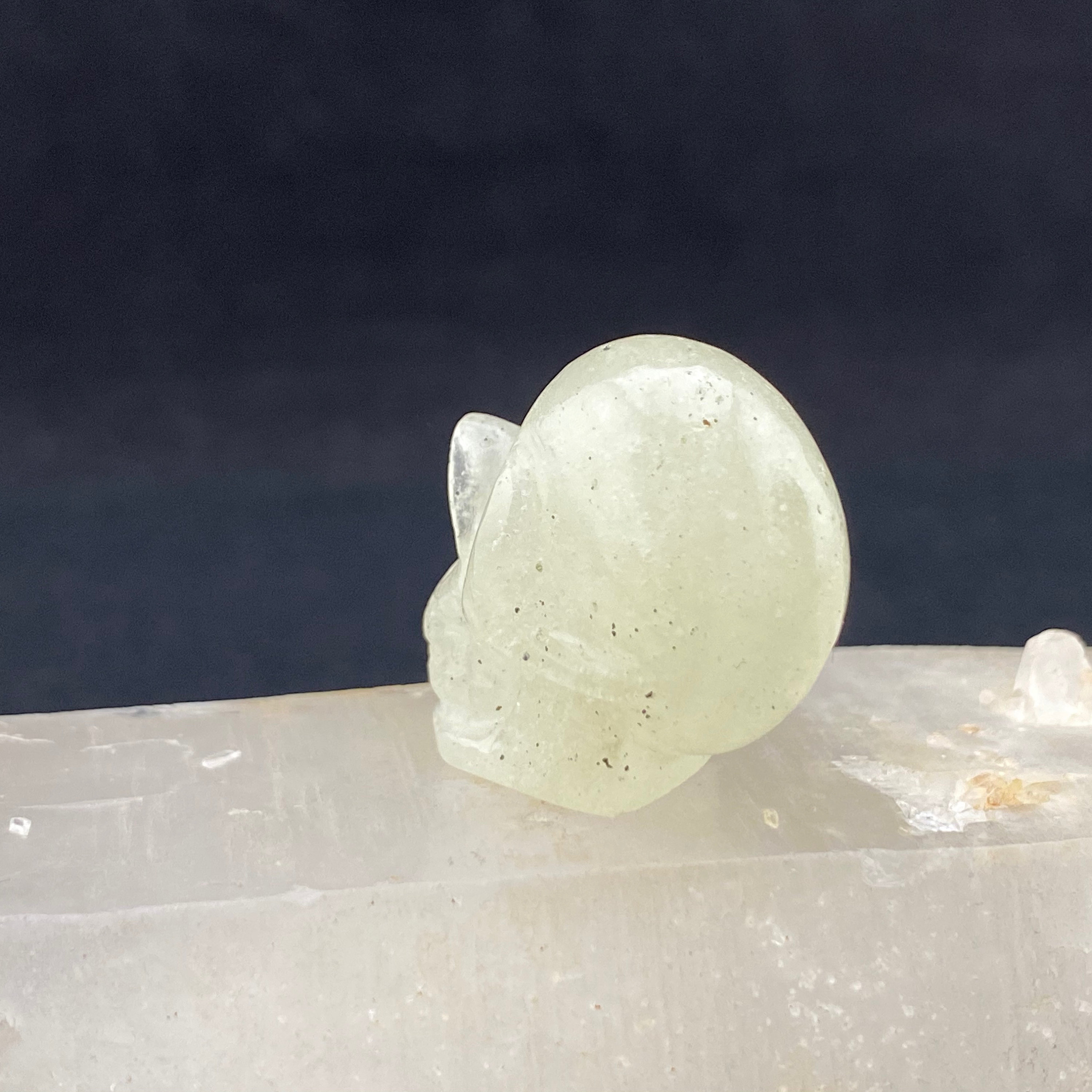 A Libyan Desert Glass Skull: Totem / Talisman / Amulet / Figurine (T-12 ...