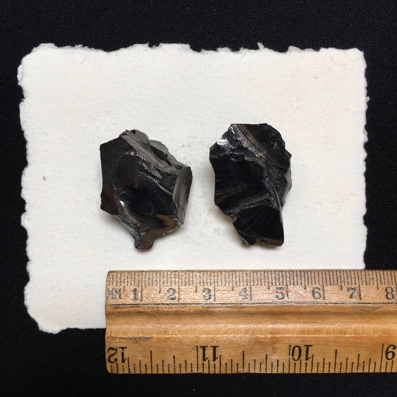 Genuine Shungite Jet Doubles Your Primordial Partners T-24 | Etsy