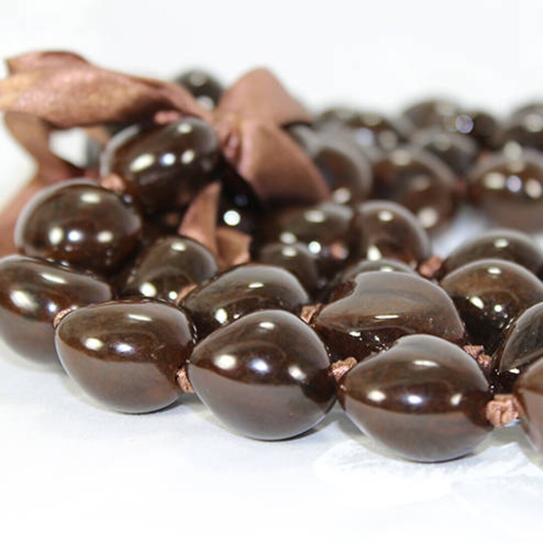 Kukui Nut Lei "kukui Nut Brown" - 10 Lei Bundle - Choose Your Delivery ...