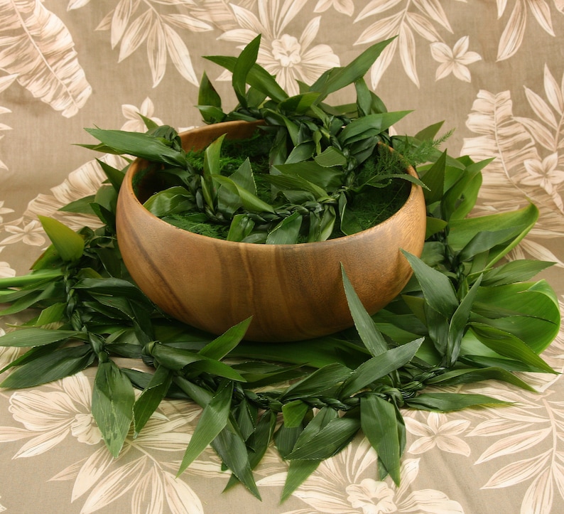 Fresh Lei ti Leaf Maile Lei for Men Choose | Etsy