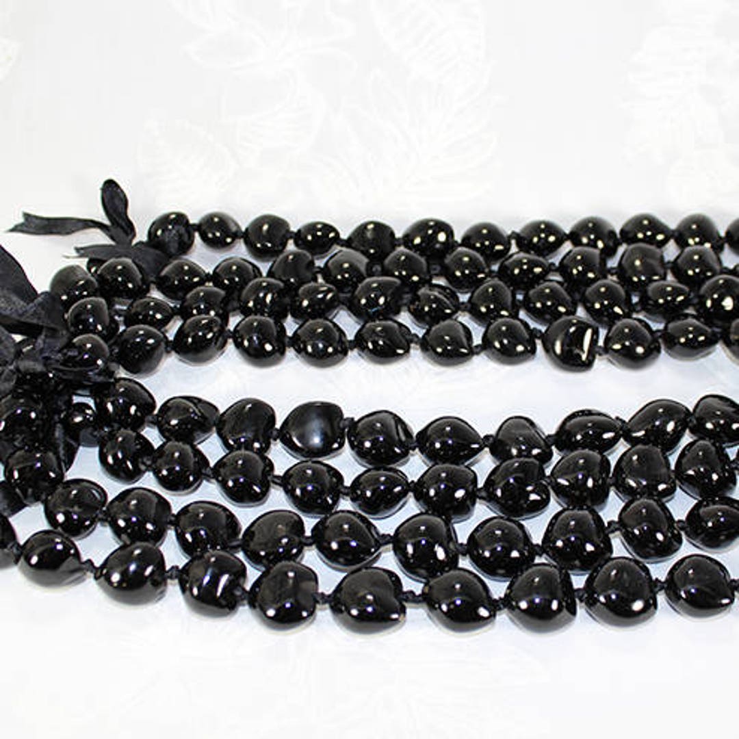 Kukui Nut Lei "kukui Nut Black" - 4 Pack of Leis - Choose Your Delivery ...