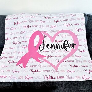 Cancer Blanket Cancer Gift Cancer Fighter Chemo Blanket Cancer ...