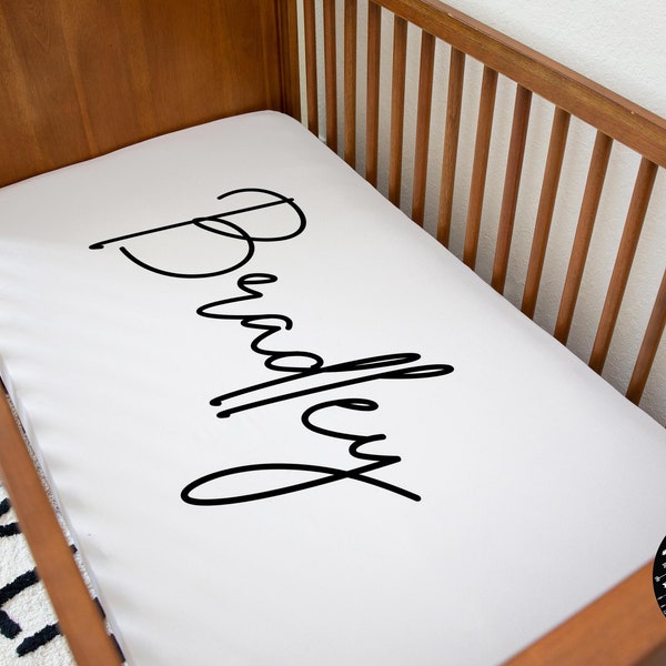Custom Crib Sheet - Etsy