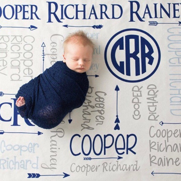 Monogram Baby Boy - Etsy