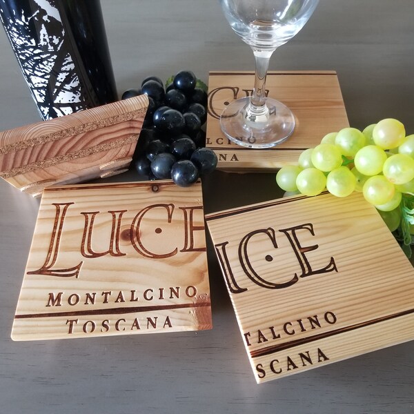 Napa Valley Winery Coasters - Etsy