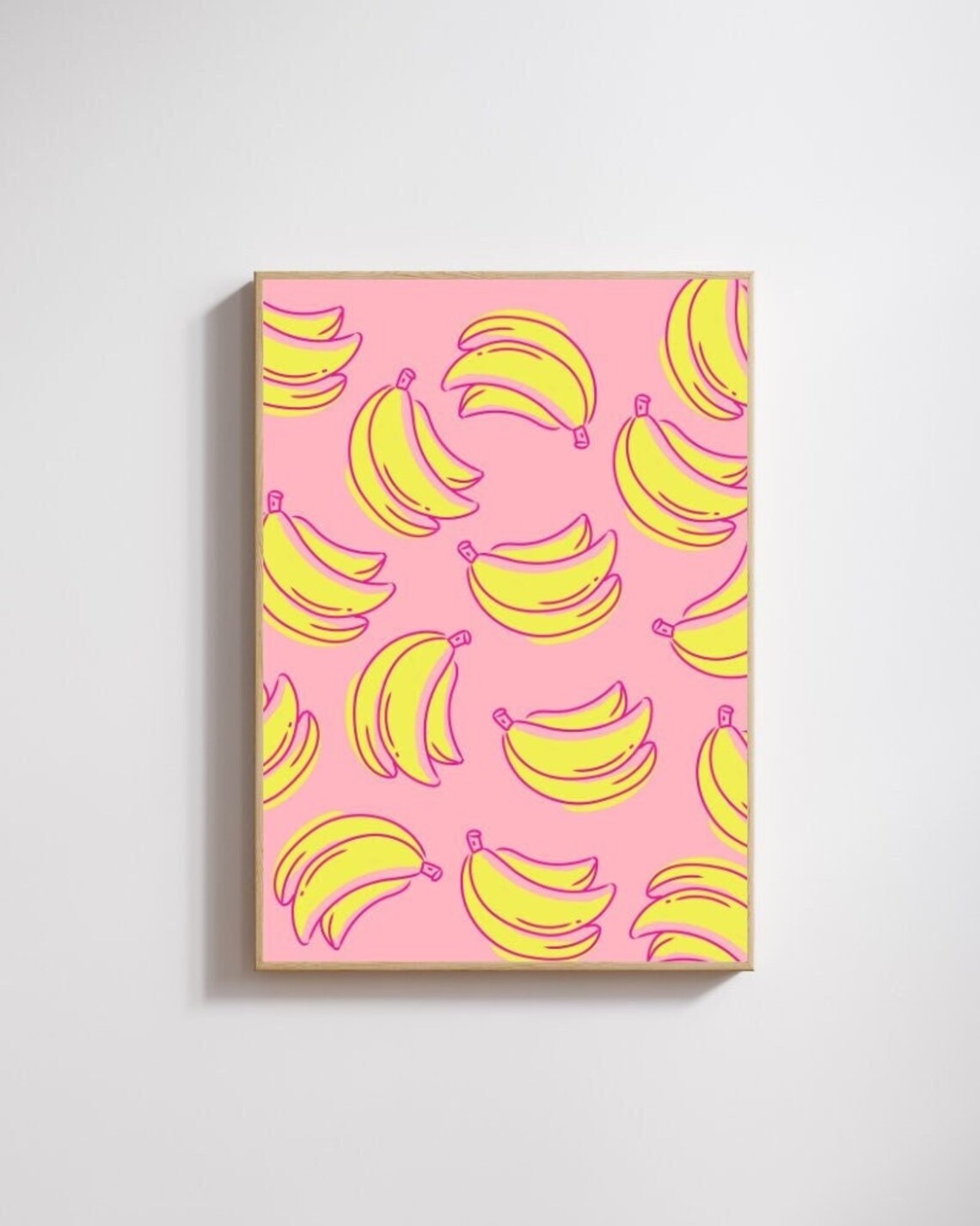 Totally Bananas Print, Banana Print, Banana Kitchen Print, Banana ...