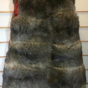 50s 60s Red Thick Nubby Wool and Fully Lined Fox Fur Swing - Etsy