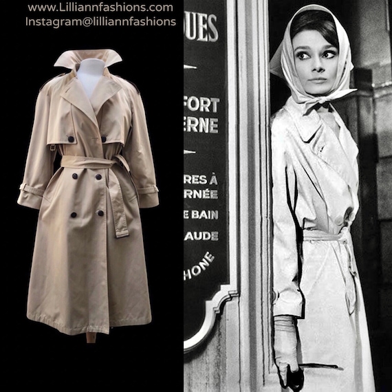 Audrey Hepburn Trench Coat