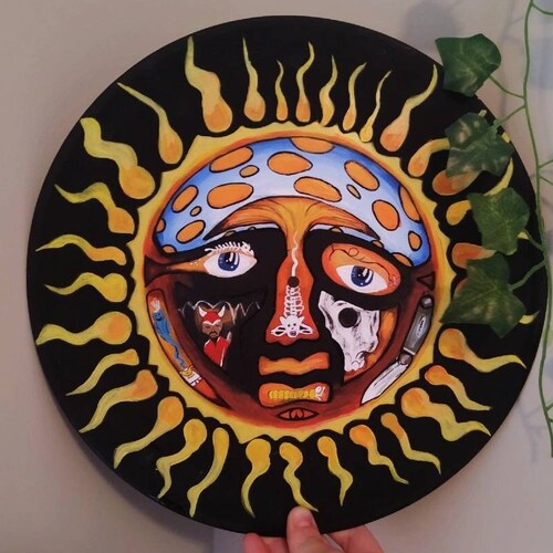SUBLIME Hand-painted Record - Etsy