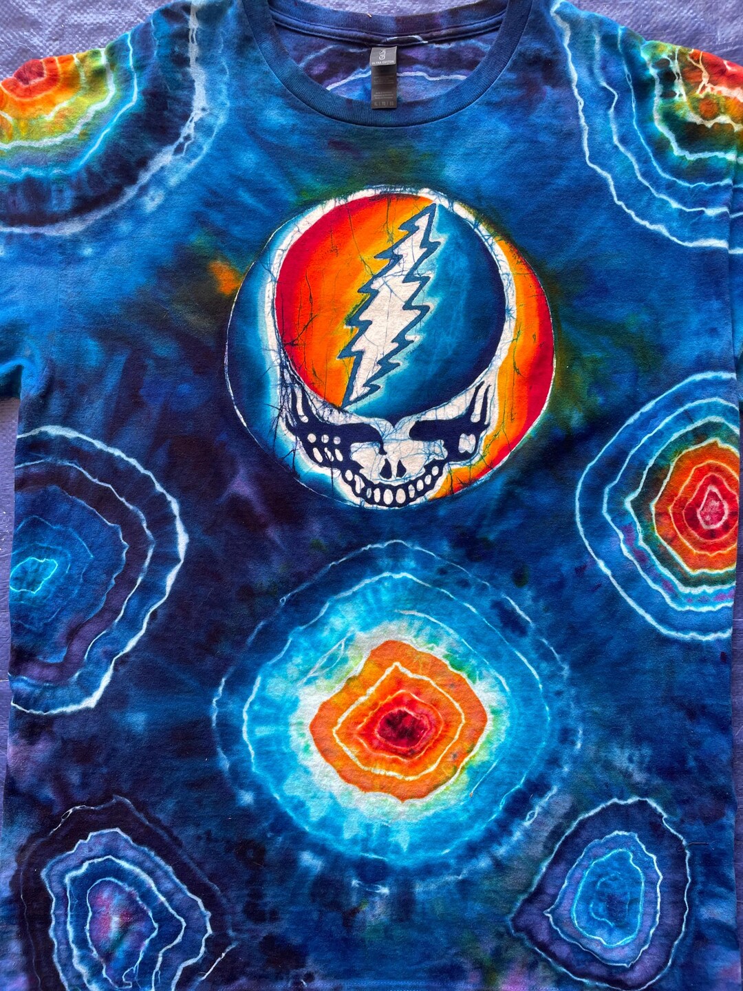 XL Batik Ice Dye Stealie - Etsy