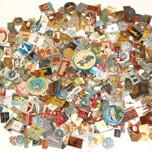 Vintage Enamel Pins - Etsy