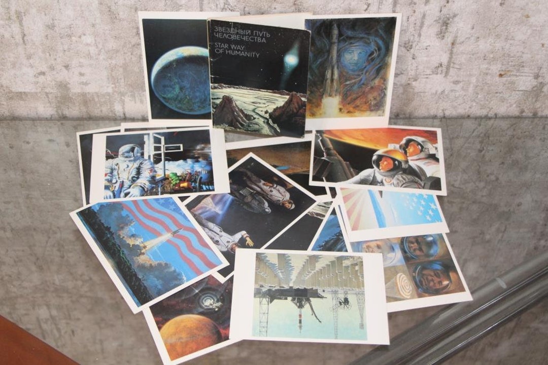 Space Cards Full Set of 16 star Way of Humanity - Etsy