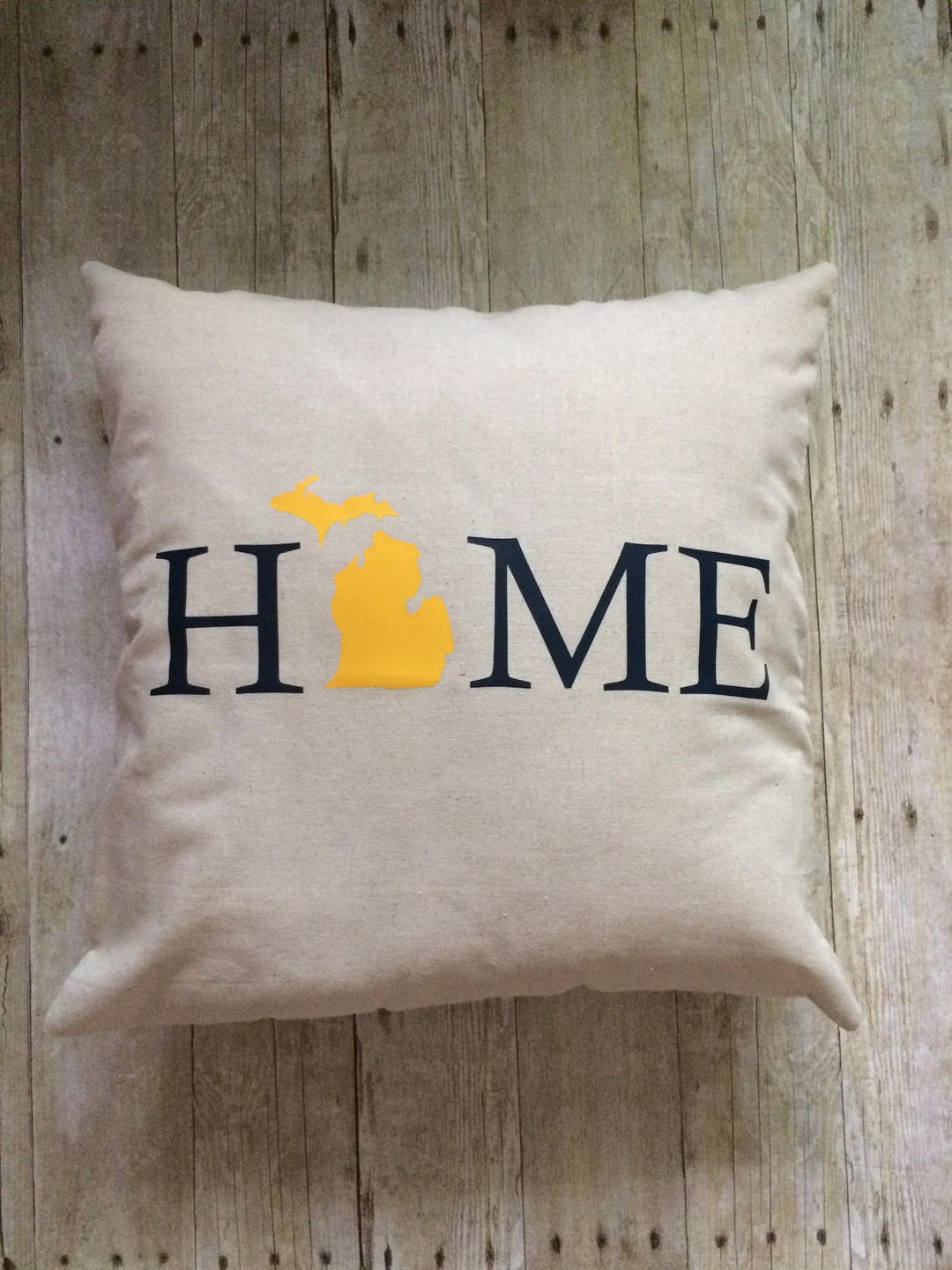 Michigan Pillow- Michigan Home Pillow- University of Michigan Colors ...