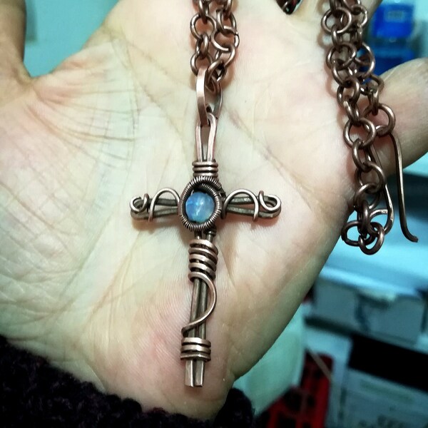 Copper Cross - Etsy