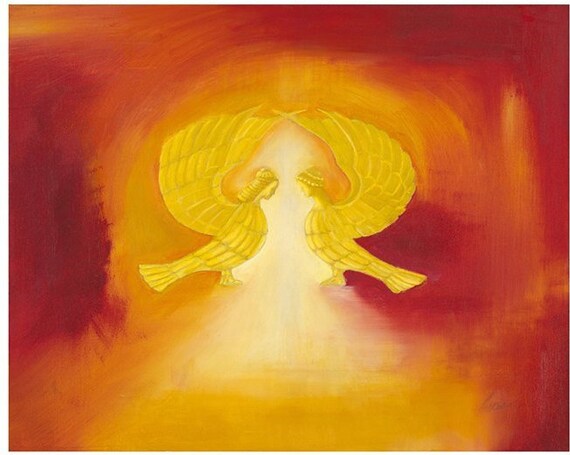 The Keruvim Museum Quality Print Contemporary Jewish Art | Etsy