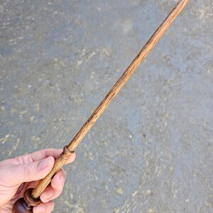 Repurposed Curtain Rod Wand: 14 1/2" Mahogany, Essence of Hinkypunk, in ...