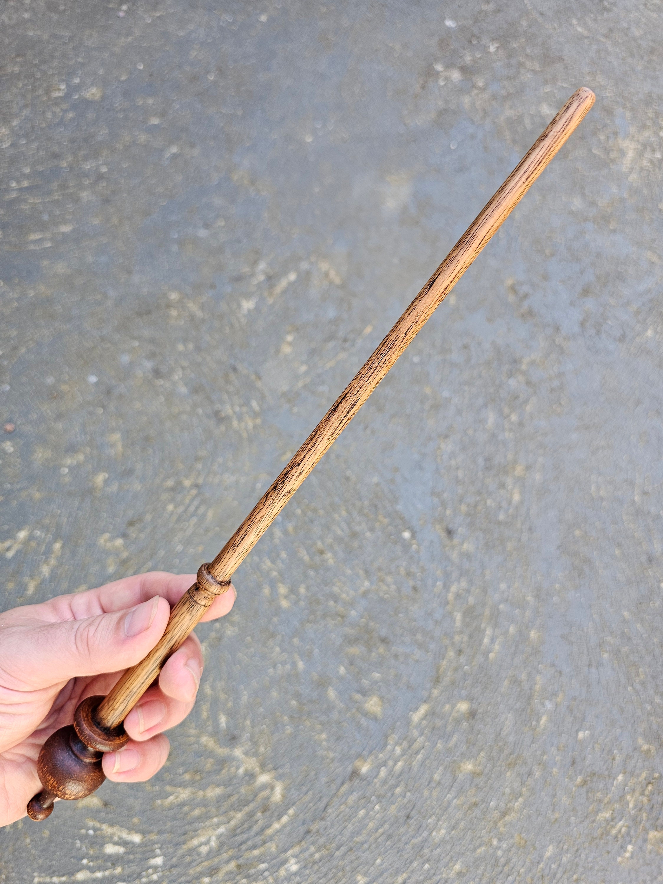 Repurposed Curtain Rod Wand: 14 1/2 Mahogany, Essence of Hinkypunk, in ...