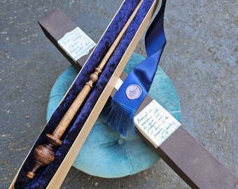 Repurposed Curtain Rod Wand: 14 1/2 Mahogany, Essence of Hinkypunk, in ...