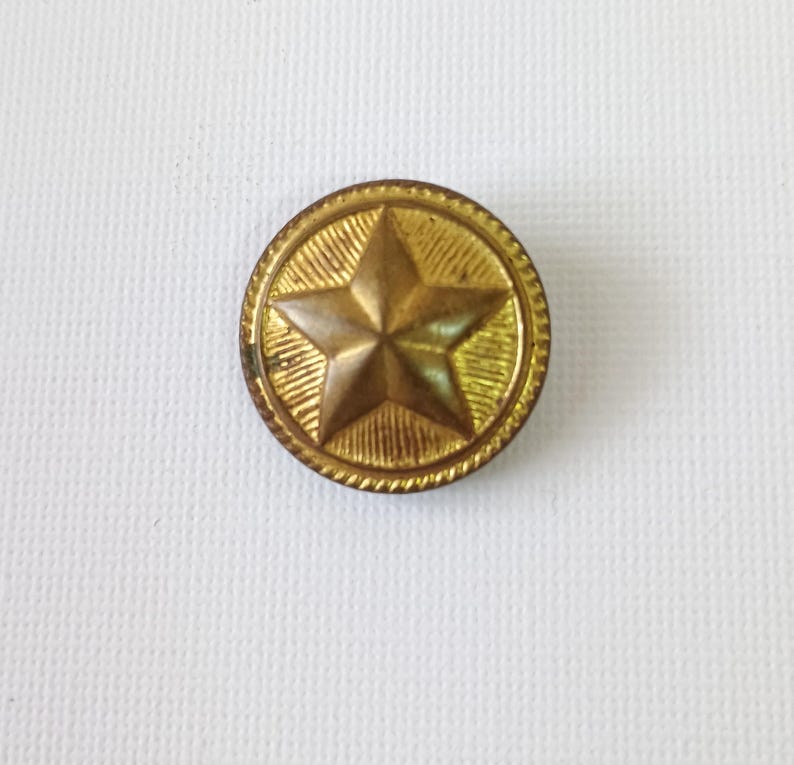 Antique Army Buttons From the Soviet Military Uniform, Collectible Item ...