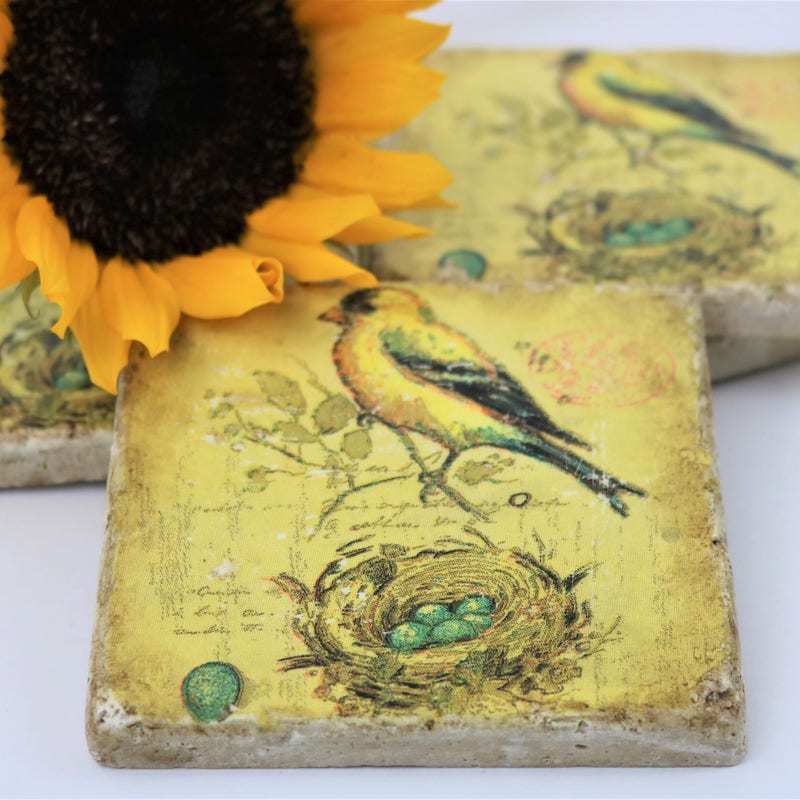 Tile Coasters - Etsy