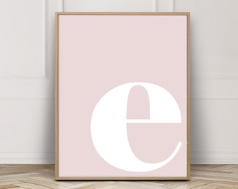 Initial Wall Art | Etsy