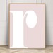 R Poster Alphabet Letter Print Extra Large Letters for - Etsy