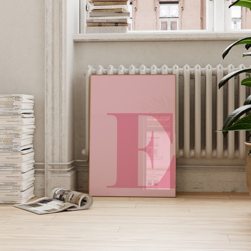 Letter E Wall Art - Etsy