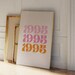 1995 Poster, Birth Year Print, Birthday Gift 1995, Birthday Decorations ...