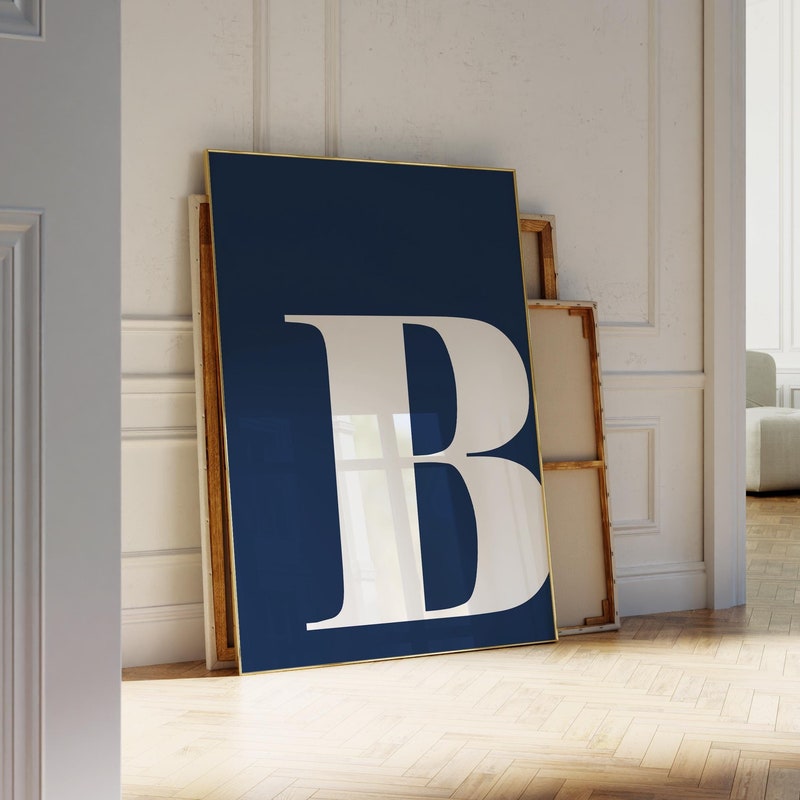 Initial Wall Art - Etsy
