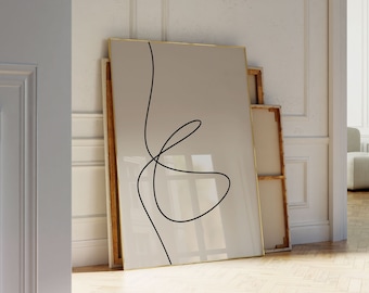Minimalist Line Drawing Line Art Wall Decor Line Drawing - Etsy