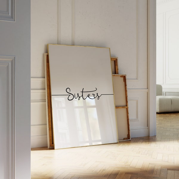 Sisters Poster - Etsy