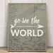 Wanderlust Wall Art Downloadable Quotes Adventure - Etsy