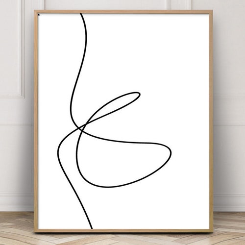 Line Drawing Print Minimalist Poster Minimalist Art Line | Etsy