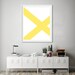 Bright Yellow Poster Yellow Wall Art Kitchen Bright Wall | Etsy