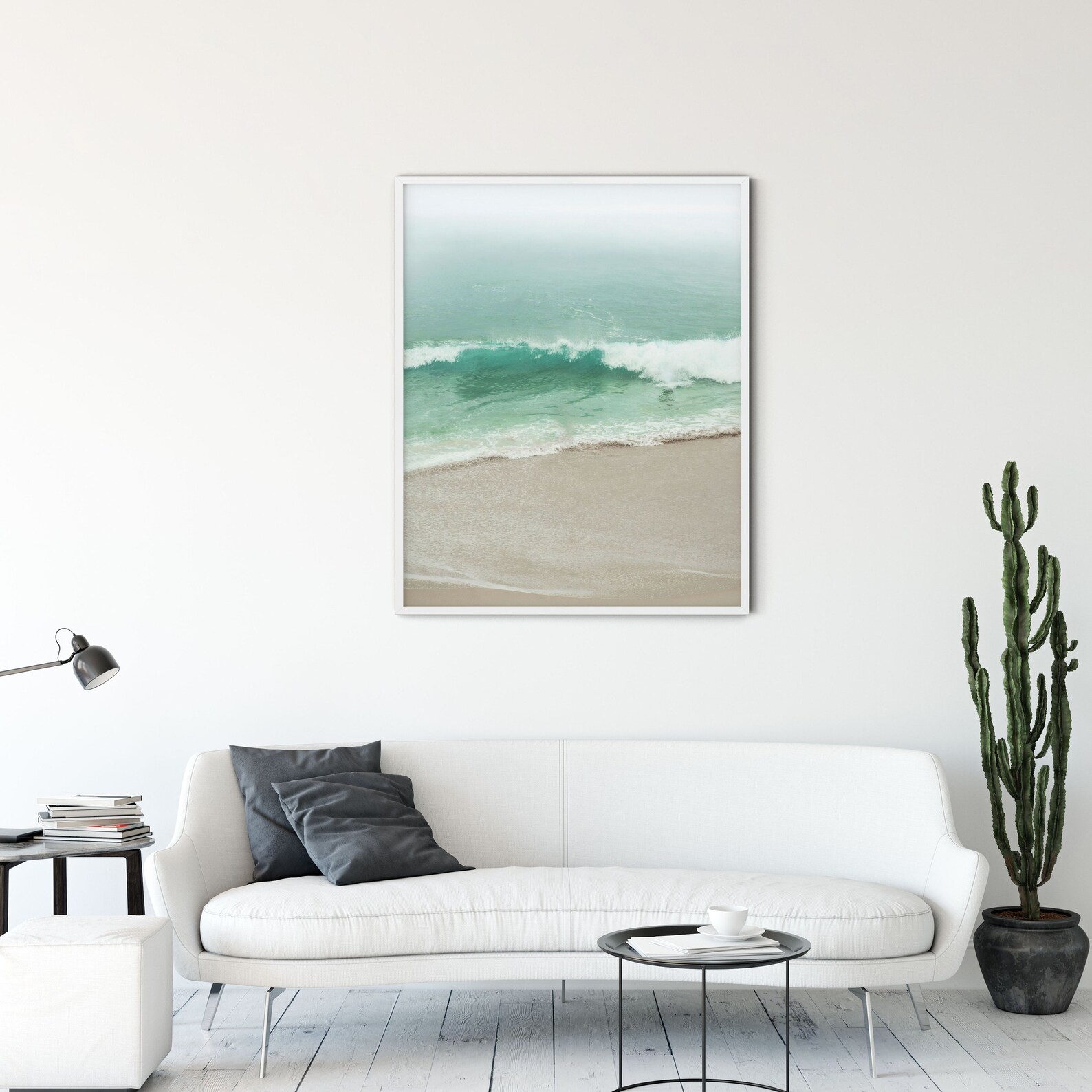 Coastal Posters Wave Artwork Ocean Waves Art Beach | Etsy