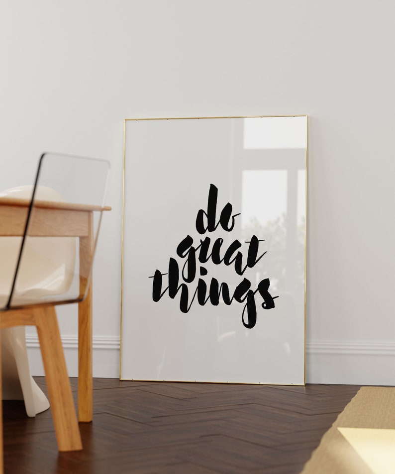 Gallery Wall Quotes Quotes for Walls Word Art Wall Prints - Etsy