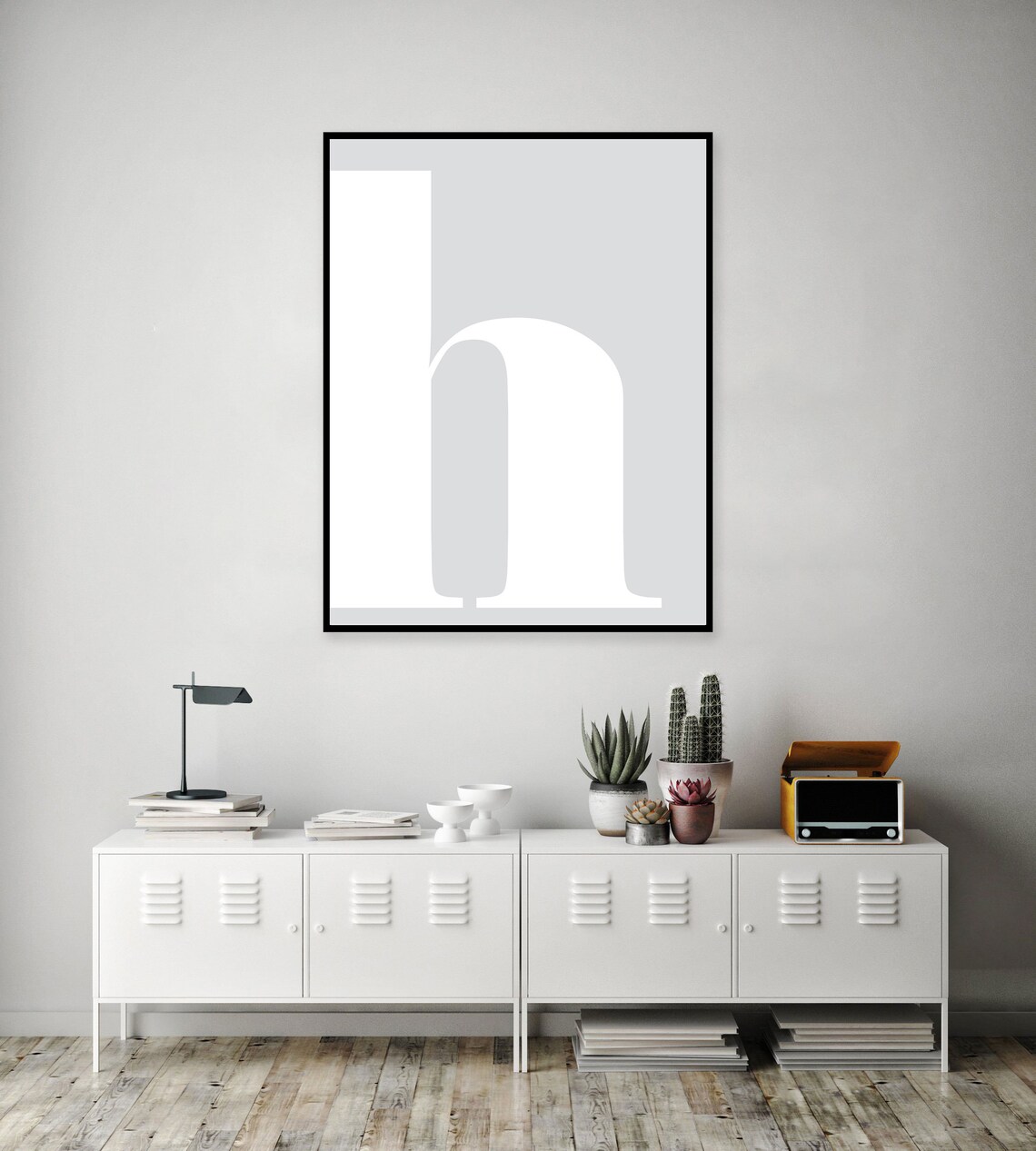 Letter H Wall Decor H Poster Print Sign Letter Sign - Etsy