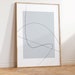 Three Piece Wall Art - Modern Line Drawing Print - Extra Large Wall Art ...