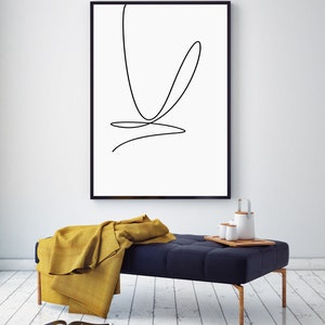 Line Drawing Print Minimalist Poster Minimalist Art Line - Etsy