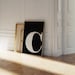 Alphabet Letters for Wall Art C Capital Letter Print Initial Print for ...