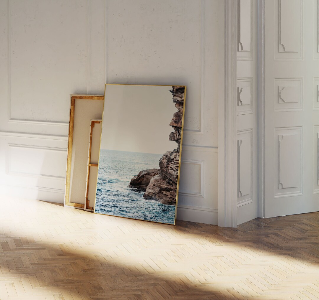 Modern Coastal Wall Decor, Beach Ocean Art, Nature Sea Coastal Wall Art ...