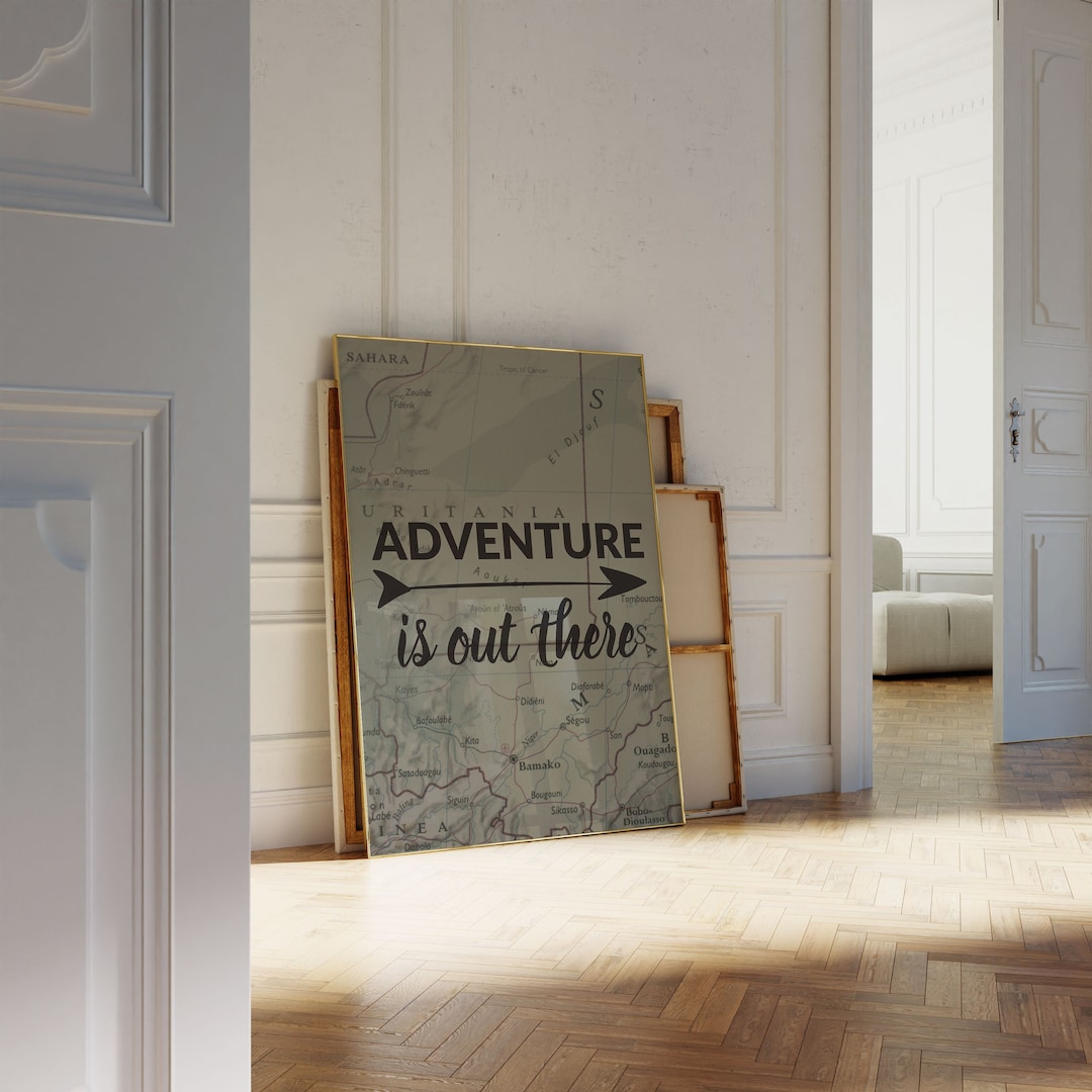 Travel Poster, Map Prints, Digital Download Art, Map Art, Travel Quotes ...