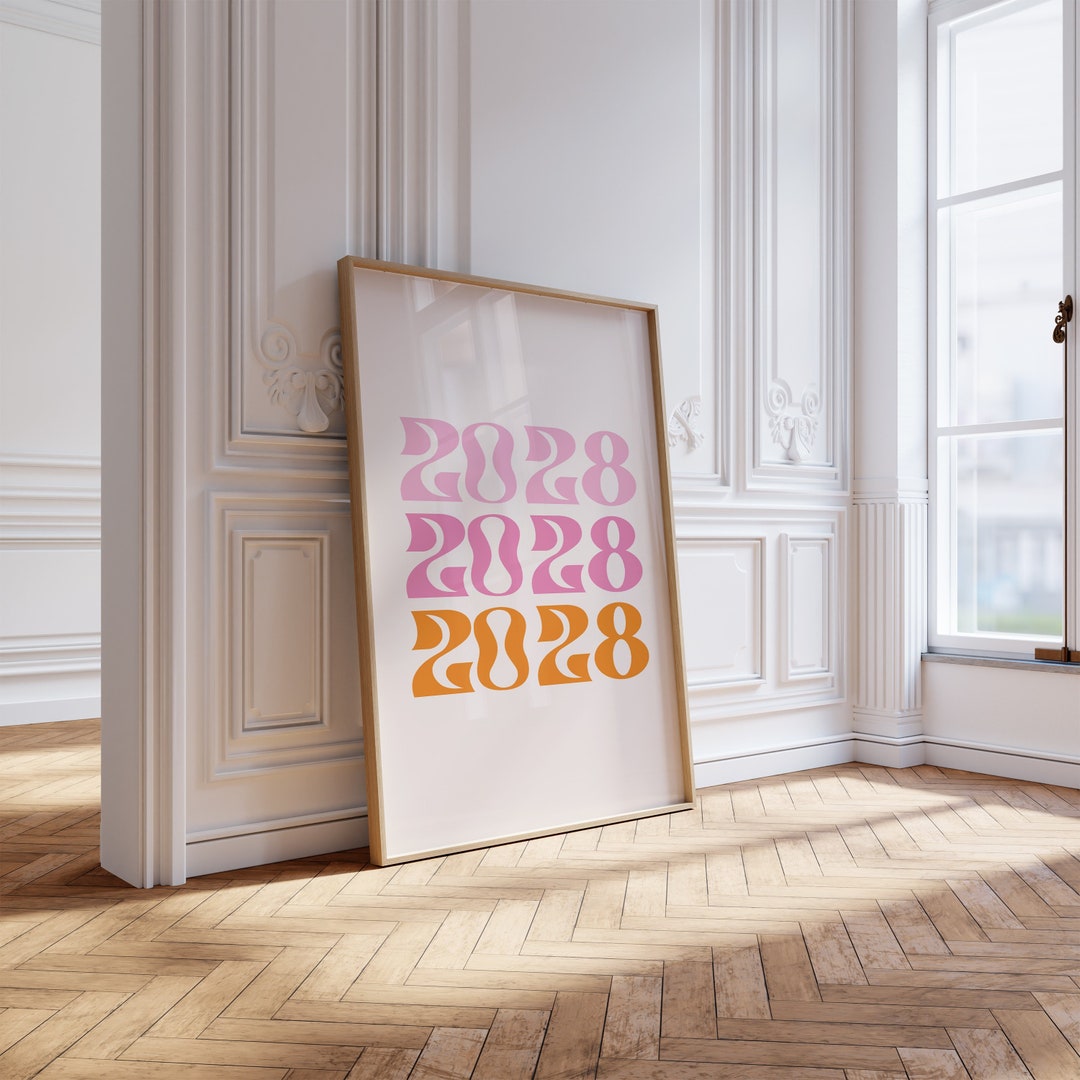 Class of 2028, Graduation Poster, Year 2028, High School Grad, College ...