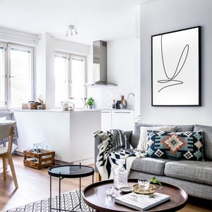 Line Drawing Print Minimalist Poster Minimalist Art Line - Etsy