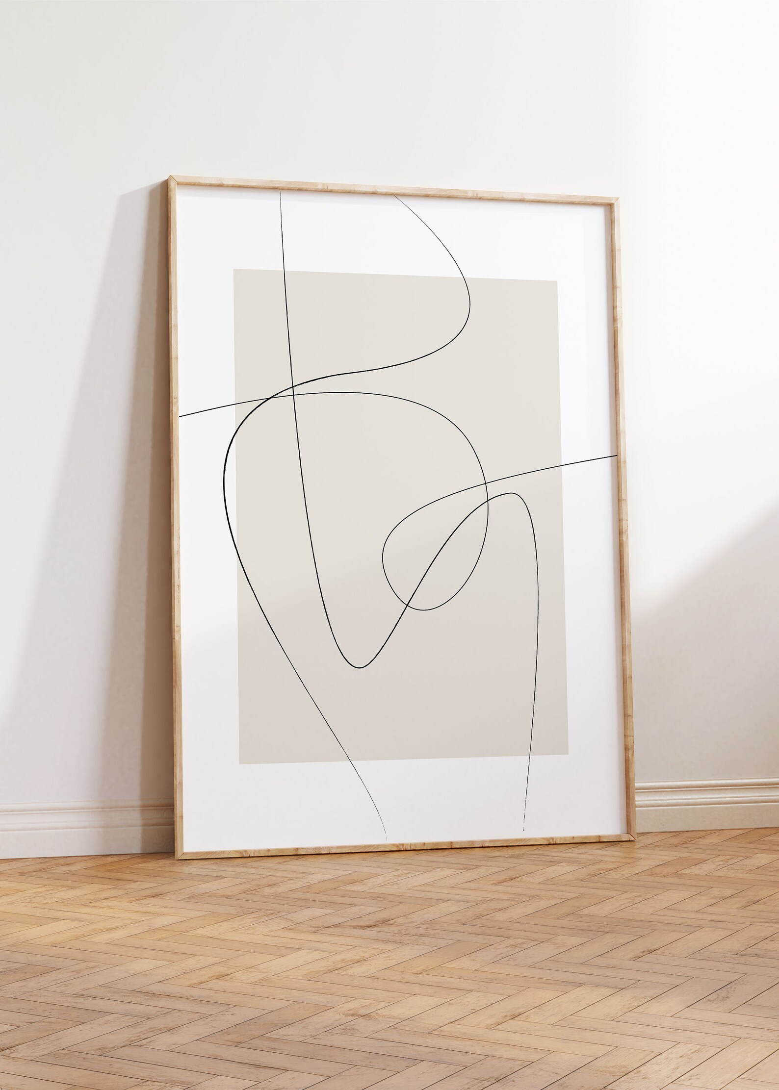 Fine Line Artwork - Poster Set of 6 Prints - Lines Wall Art - Gallery ...