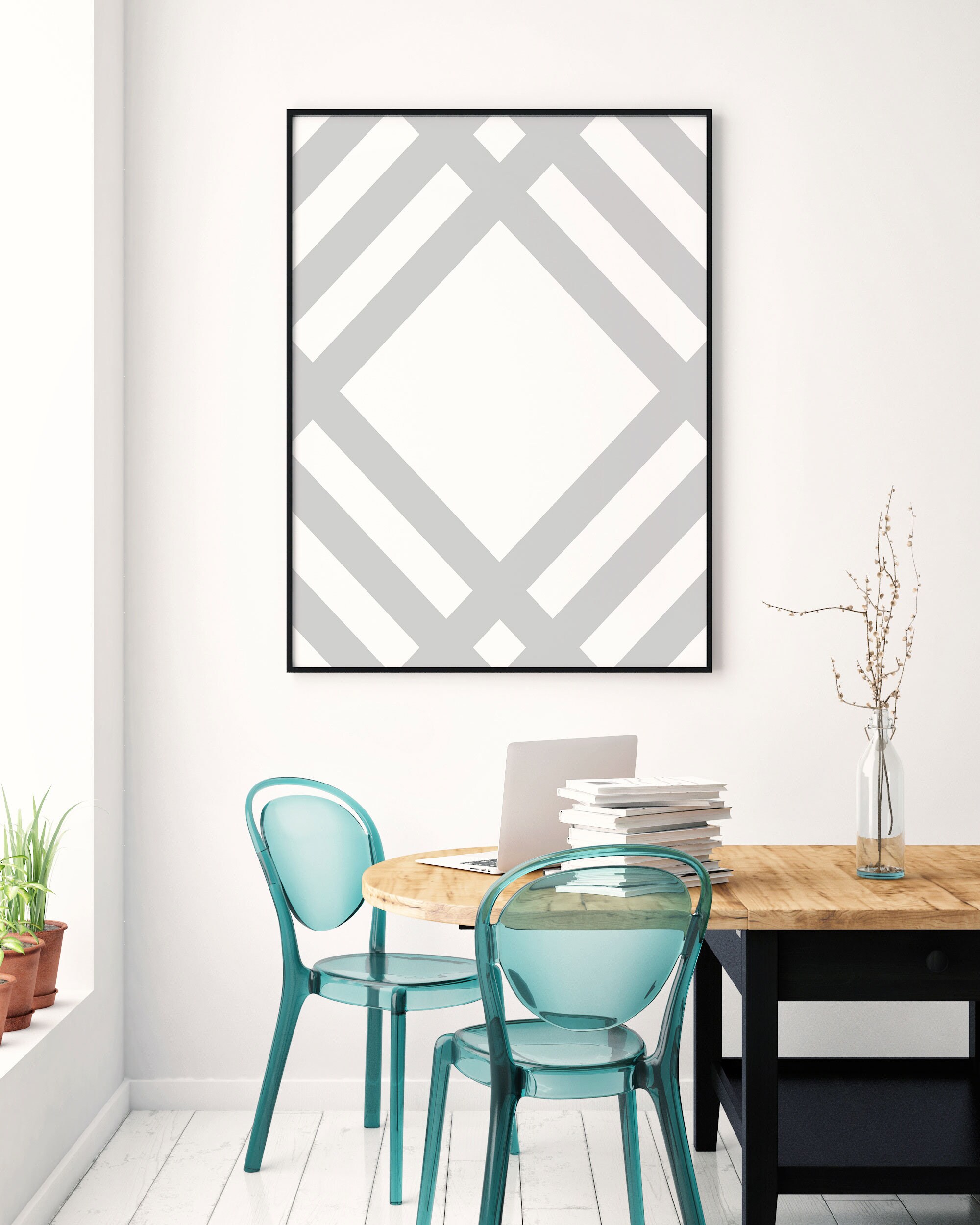 Geometric Wall Art Geometric Print Scandinavian Art - Etsy