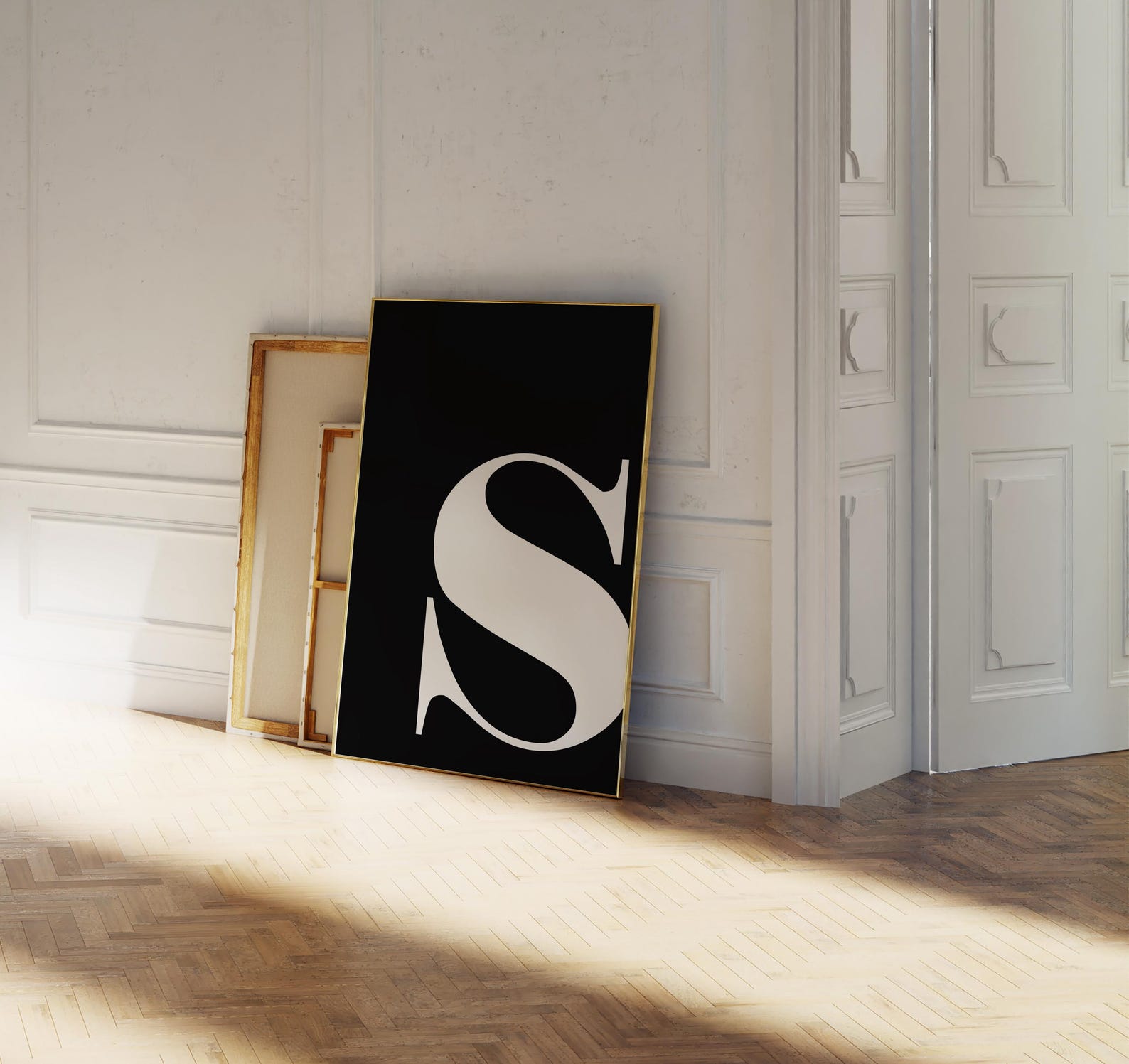 Wall Name Letters, Bedroom Letters Print, Scandinavian Nursery Wall Art ...