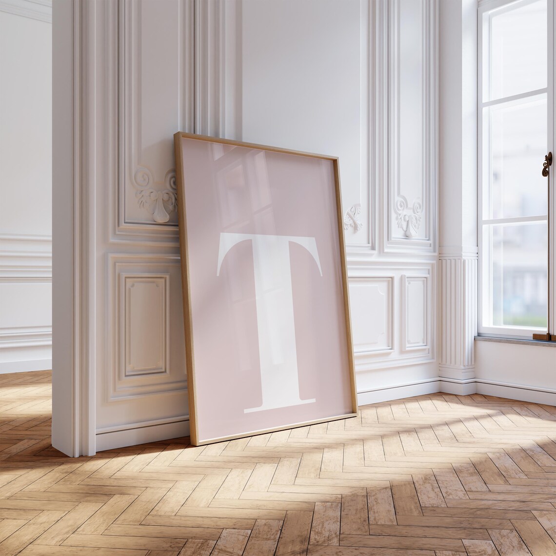 Single Letter T Wall Decor - Alphabet Letters for Wall Art - T Print ...